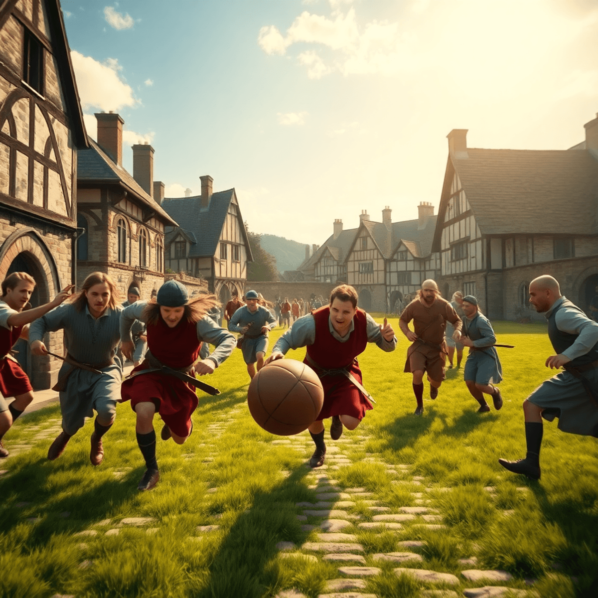 Medieval Mob Football and Uppies & Downies: Origins & Rules - Lost ...